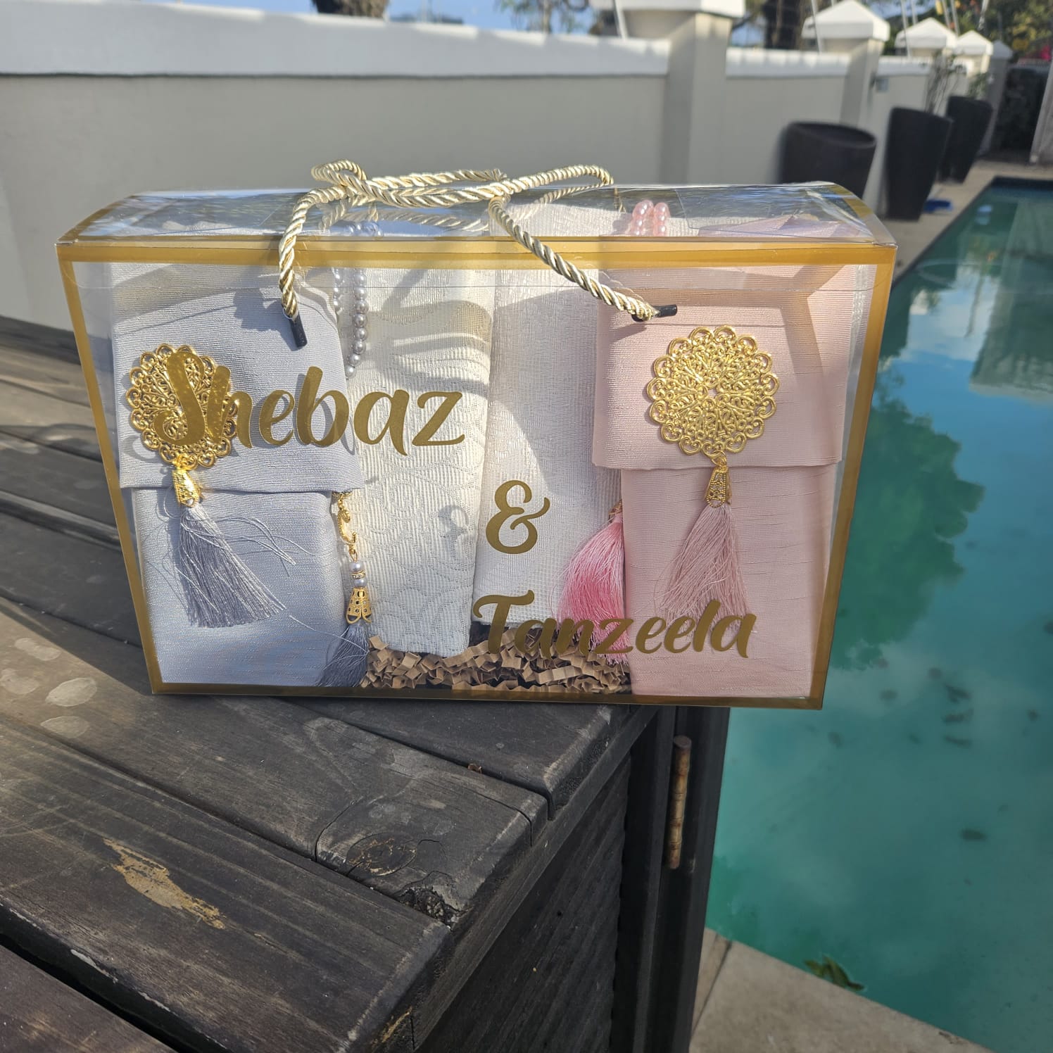 Muslim Couple Gift Set 1 - His and Hers Travel Musallah plus Tasbeeh ...