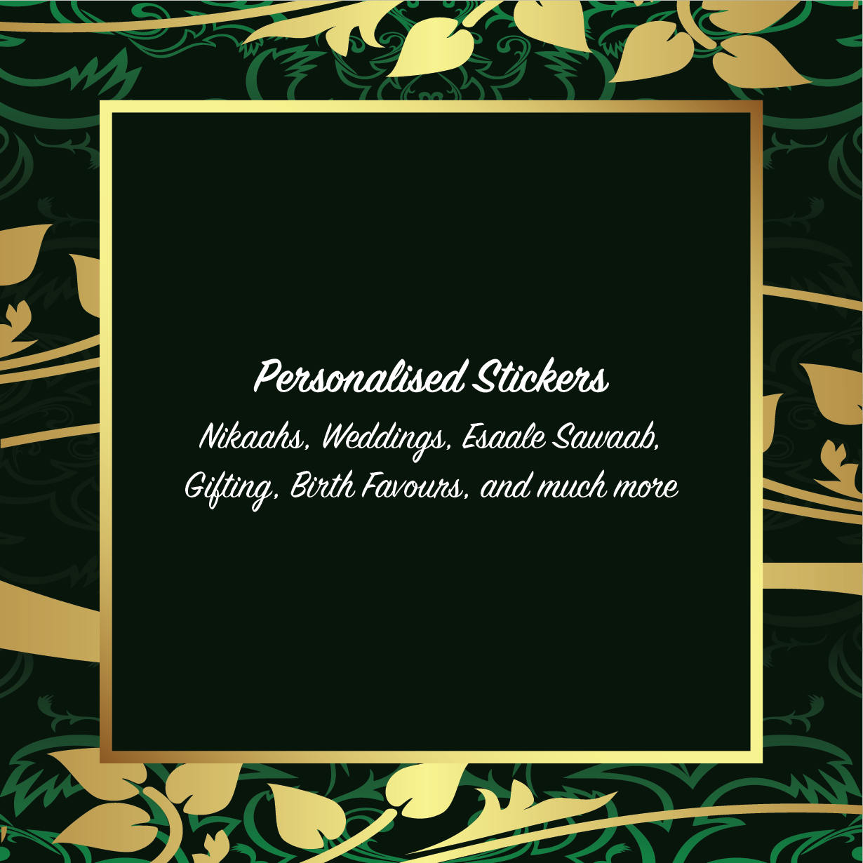 Personalised Stickers Each (9 Designs) – Arabiana