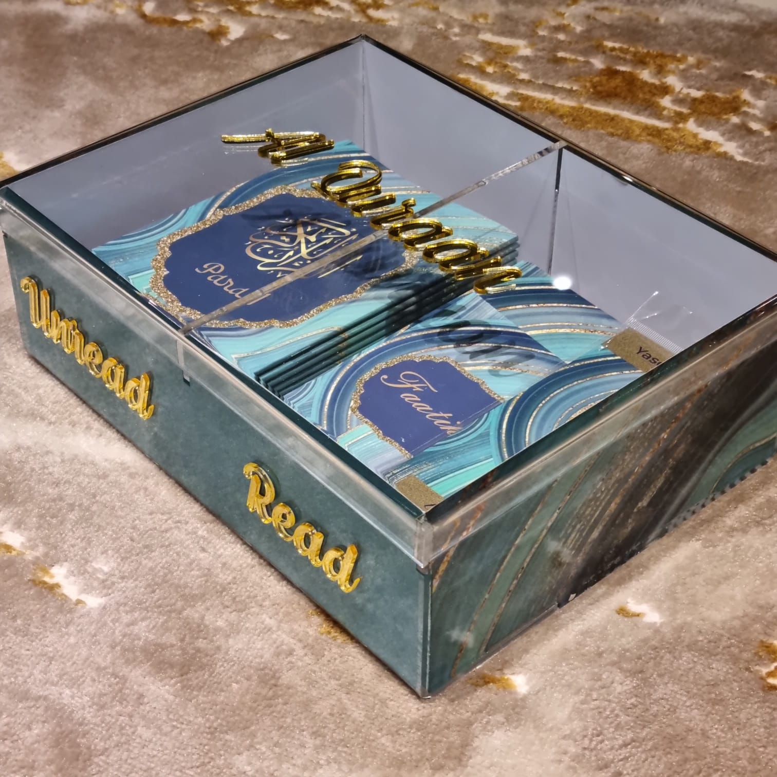 Combo Perspex Boxes A4 (for A5 Quraans or Yaseens Set - 17 Designs ...